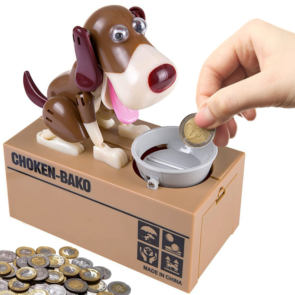 Dog piggy bank store